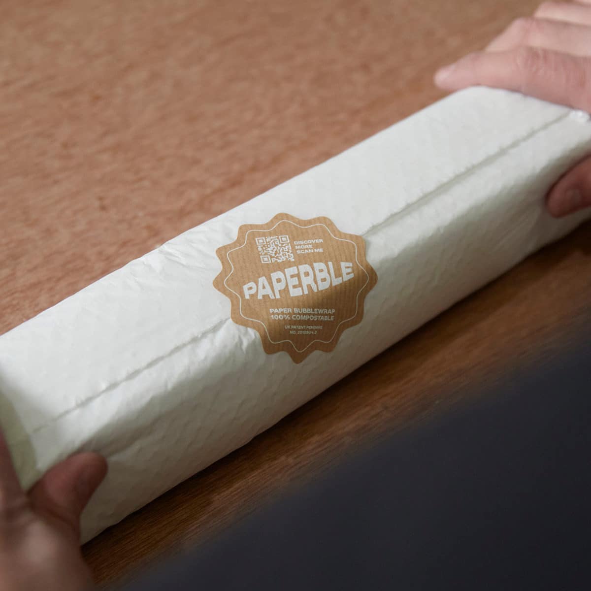 75x75mm Paperble™ Self Adhesive Label | Maxpack