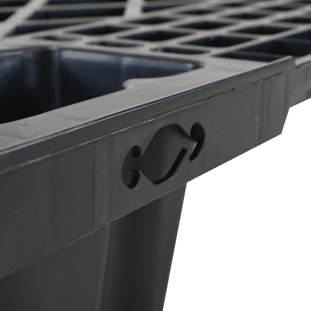 1200x800mm Nestable Plastic Pallet | Maxpack